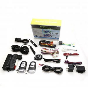 [Hot Item] Pke Car Alarm System Keyless Entry Push Starter Trunk Release