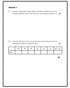 Question 33.1 Construct a right angled triangle, \triangle AB... | Filo