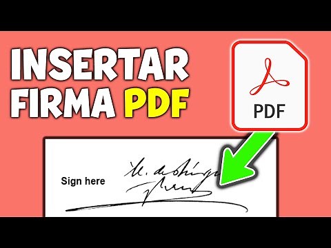 COMO INSERTAR FIRMA en PDF 2025