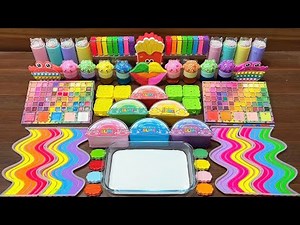 Relaxing Rainbow Slime Mixing LIVE | Glossy Pops & ASMR Sounds #211