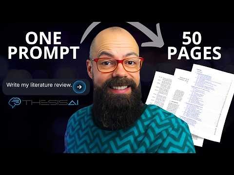 One Prompt = Full Literature Review (Why Every PhD Needs This Tool)