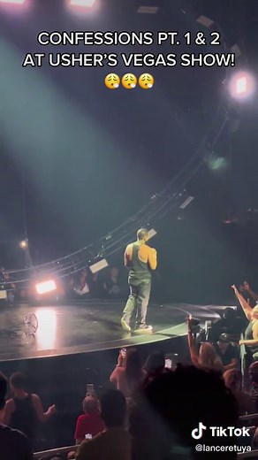 Usher doin his ‘watch this’ dance during Confessions Pt 1 & 2! 👀😂🎶 #usher #parkmgm #rnb #concert #music #throwbacksongs #90srnb #00smusic #vegas #lasvegas #dolbylive #ushervegas #ushermyway #confessions #watchthis