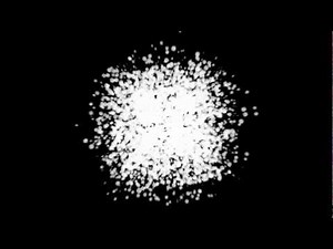 Blown to smithereens - Blue Screen Particles Effect