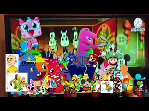 Mickey Mouse characters screaming at the dragon add round 15