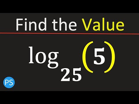 Find Log 5 base 25– Step-by-Step Explanation || Log_25 (5) Value