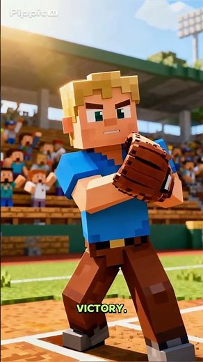 “Steve vs Alex : EPIC Baseball Battle! ⚾🔥 | Minecraft 3D Short”