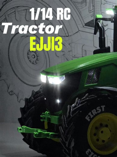 What do you think? Here’s a first look at an RC tractor I’ve designed from scratch. The model is built to a 1:14​ scale. The finished model is fully remote controlled and packed with functions you’d expect from a real tractor. This is the second model I’ve designed, and it’s been genuinely fun to work on. I’ve learned a huge amount throughout the process, and I’m already looking forward to the next project. STL files are released at my cults3d page: (EJJI3) Thoughts, feedback are welcome in the 