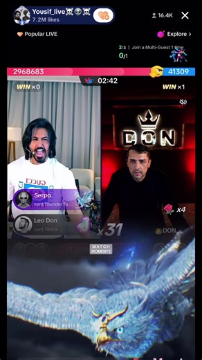 YOUSIF LIVE #yousifishere VS DON @Yousif_live☠️👽☠️ @Serpo #matchmoments #yousif #fyp #yousiflive