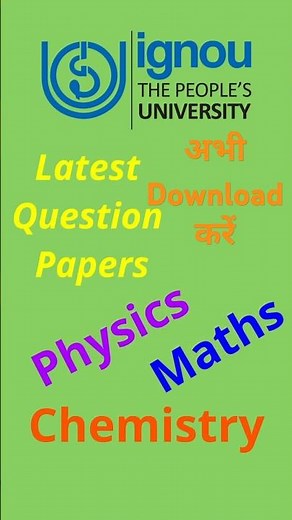 🔥 How to Download latest IGNOU BSCG December 2024 Exam Question Papers? | Physics, Chemistry, Math's