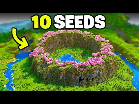 The 10 BEST SEEDS in MINECRAFT 1.21 (Bedrock & Java)