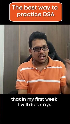 Best Way to Practice DSA #shorts