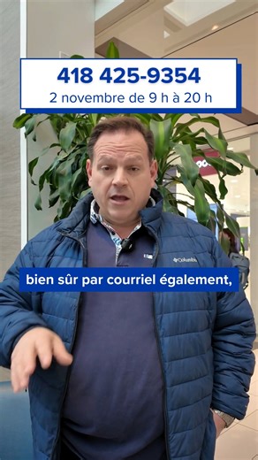 Le 30 minutes le plus payant de votre vie, c'est aujourd'hui! Notre équipe est prête. Notre chef Stéphane Lachance est prêt. Prêt à être le maire de TOUS les citoyens. __ Pour rappel, notre équipe sera disponible de 9 h à 20 h pour vous aider à trouver votre lieu de vote sur toutes nos plateformes! 📞 (418) 425-9354 💬 Message privé 📧 info@respectcitoyens.org La carte électorale n’est pas obligatoire pour voter, une pièce d’identité suffit. 👉 ville.quebec.qc.ca/apropos/elections-municipales/co