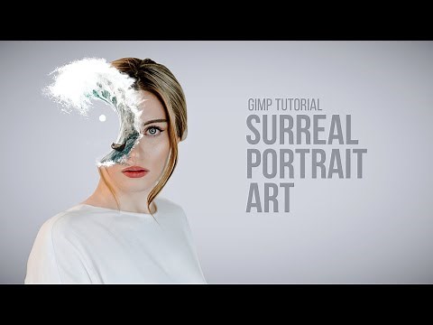 Surreal Portrait Art in GIMP