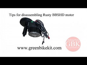 Bafang BBSHD Motor disassembling