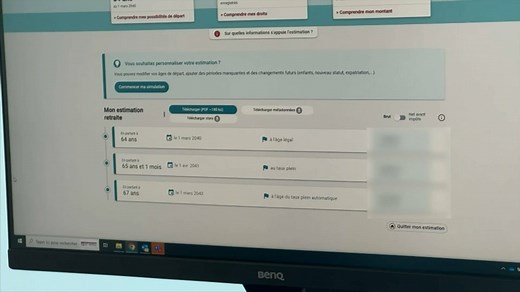 Retraites: le simulateur en ligne pour connaître son âge de départ et sa pension a été mis à jour