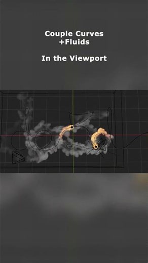 Fire & Smoke animation in Blender #blender #3danimation #fluidsimulation #cgi #3d