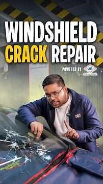 Professional Windshield Crack Repair 👨‍🔧 #cars24