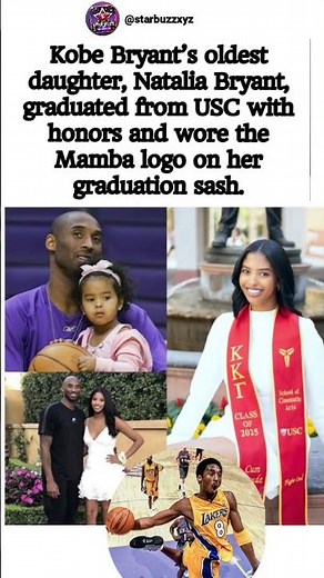 Kobe Would Be Proud , Natalia Bryant Honors Dad with Mamba Logo at USC Graduation #shorts