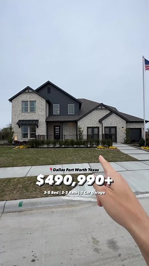 $490,990 NEW MODEL HOUSE TOUR NEAR DALLAS TEXAS 📍 #texas | Navarealtygroup