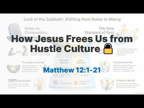 How Jesus Frees Us from Hustle Culture 🔓 | Matthew 12 Devotional (7-Step QT)