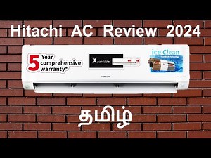 Hitachi AC Review in தமிழ் 2024 | Unboxing and full review | 1 Ton | 1.5 | tamil | best ac in india