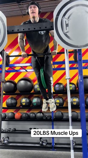 20LB Muscle Up #knucklesbrimm #muscleup #calisthenics #fitness #video