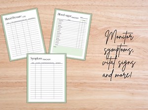 Medical Planner & Binder, Printable and Editable PDF - Etsy