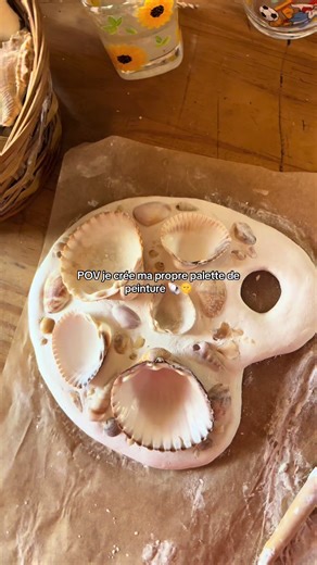 Création d'une Palette de Peinture en Pâte à Modeler