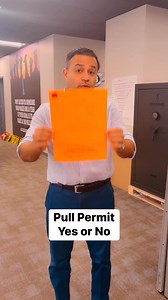 When do you pull up permit and when do you not? Generally, it’s for electrical & plumbing moving walls or when you’re opening up drywall. Of course, if there’s a Village compliance issue and they required you to pull permit then you must pull a permit. | Andrew Holmes