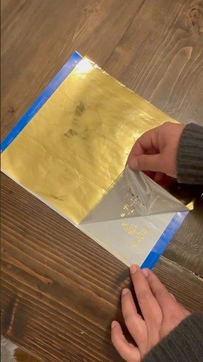 ✂️ HOW TO MAKE GOLD FOIL STICKERS