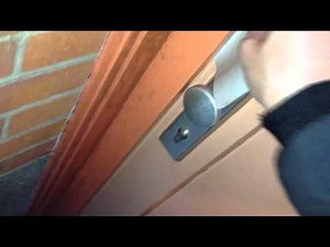 Haustür öffnen (Doppelfalz)Schlüssel vergessen aus dem Haus ausgesperrt/Tür zugezogen/Tür zu