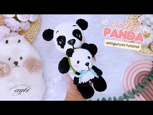 Panda Crochet Amigurumi Tutorial Part 1 | Step by Step | FREE PATTERN | How to Crochet Panda