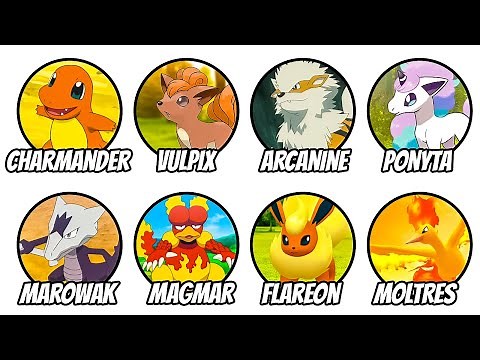 Every Fire Pokémon Explained in 15 Minutes (Gen 1)