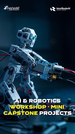 Madariz Global Academy on Instagram: "Day 5 – AI & Robotics Workshop- Mini Capstone Projects Students confidently presented their projects, including the : ➡️Light Sensor Project, ➡️Sound Sensor Project, ➡️Fire Sensor Project, ➡️Ultrasonic Sensor Project. The session highlighted practical learning, creativity, and hands-on experience with real-world technology applications. #AIWorkshop #madarizacademy #skilldevelopment"