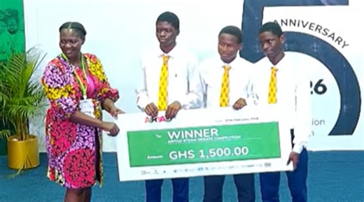 Accra Academy beats Labone SHS in tight contest to win 2026 AIRTAD Debate