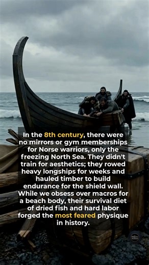 True functional strength was forged in the freezing cold of the North Sea. #vikings #ancienthistory #survival | The History Archives