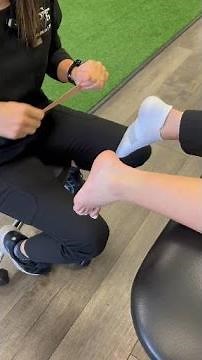 KT Tape for Achilles Tendon Strain PT Taping Tutorial (Clifton Physical Therapy, NJ) #shorts