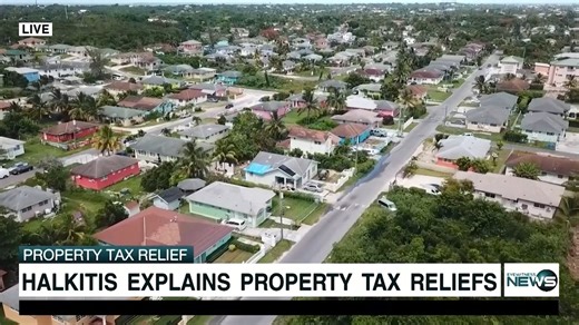 Halkitis Explains Property Tax Reliefs | Eyewitness News Bahamas