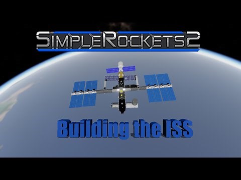 Building The ISS (space station) SimpleRockets2