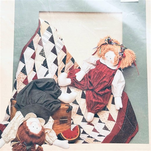 Dream Spinners, Stuffed Doll Sewing Pattern, Doll Making Pattern, Patterns for Dolls, Vintage Doll Patterns, Doll Quilt Patterns - Etsy