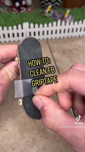 How to Clean Fingerboard Grip Tape