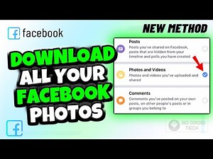 How to Download all your Facebook photos on Laptop/PC 2026
