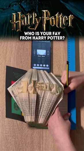 Write in comment👇 #foldbook #harrypotter