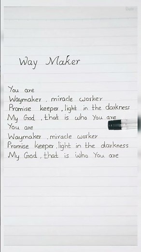WAY MAKER LYRICS #worshipmusic #gospelmusic#christianmusic#lyrics#waymaker#WayMaker#Leeland#sinach