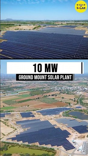 10 MW Solar Power Plant | Megawatt Solar Installation | Ground Mount Solar