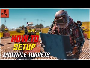 HOW TO SETUP MULTIPLE TURRETS | RUST (FAST & EASY)