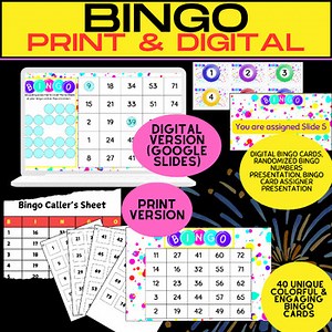 BINGO - DIGITAL & PRINT VERSIONS