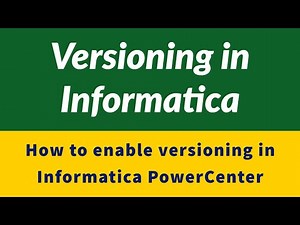 How to enable versioning in Informatica PowerCenter | Informatica Interview Questions and answers