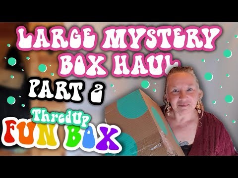 Large Mystery Box Haul | Part Two | ThredUp Fun Box