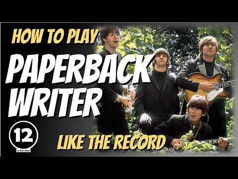 Paperback Writer - The Beatles | Guitar Lesson